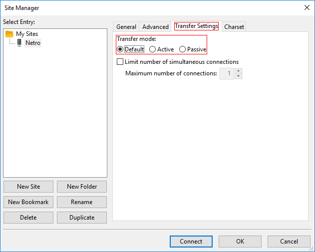 Netro Support: FTP Uploading