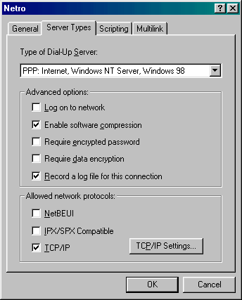 Netro Support - Windows 98